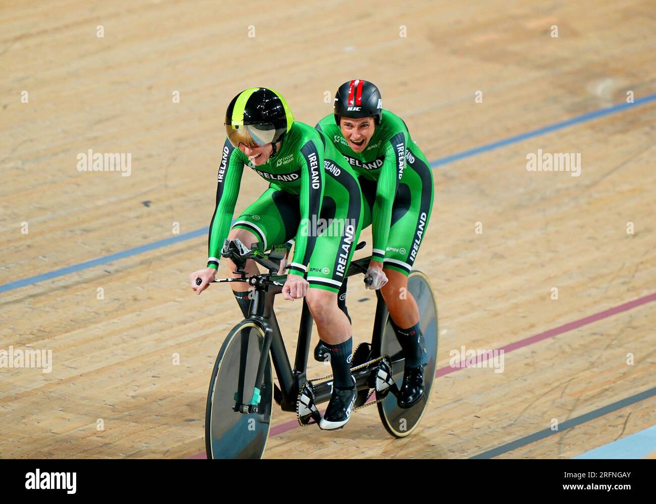 Ireland's Katie-George Dunlevy and Eve McCrystal celebrate winning ...