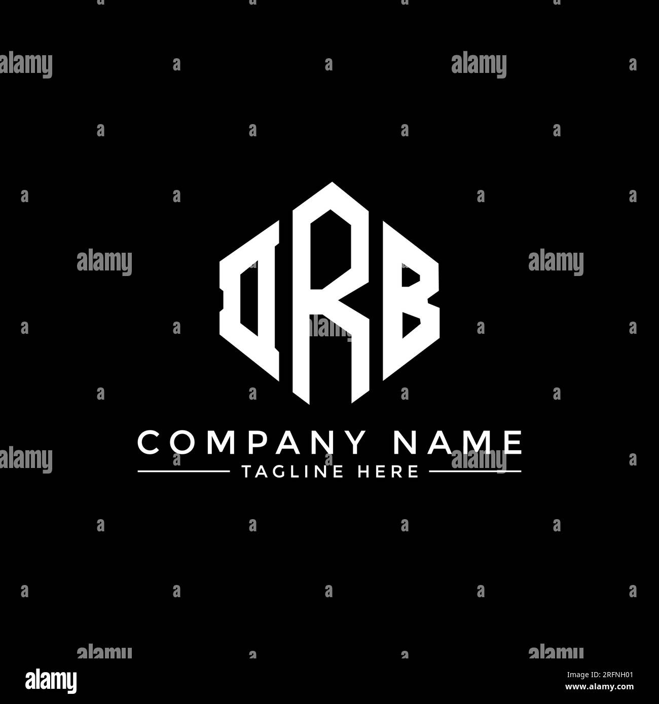 DRB letter logo design with polygon shape. DRB polygon and cube shape logo design. DRB hexagon ...