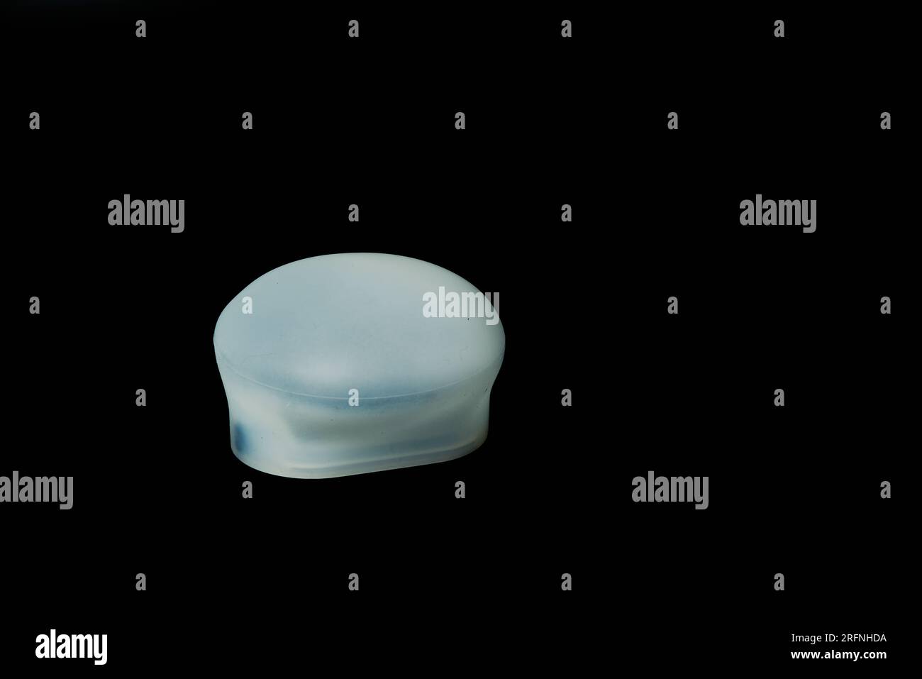 A sphere flash diffuser in a black background Stock Photo - Alamy