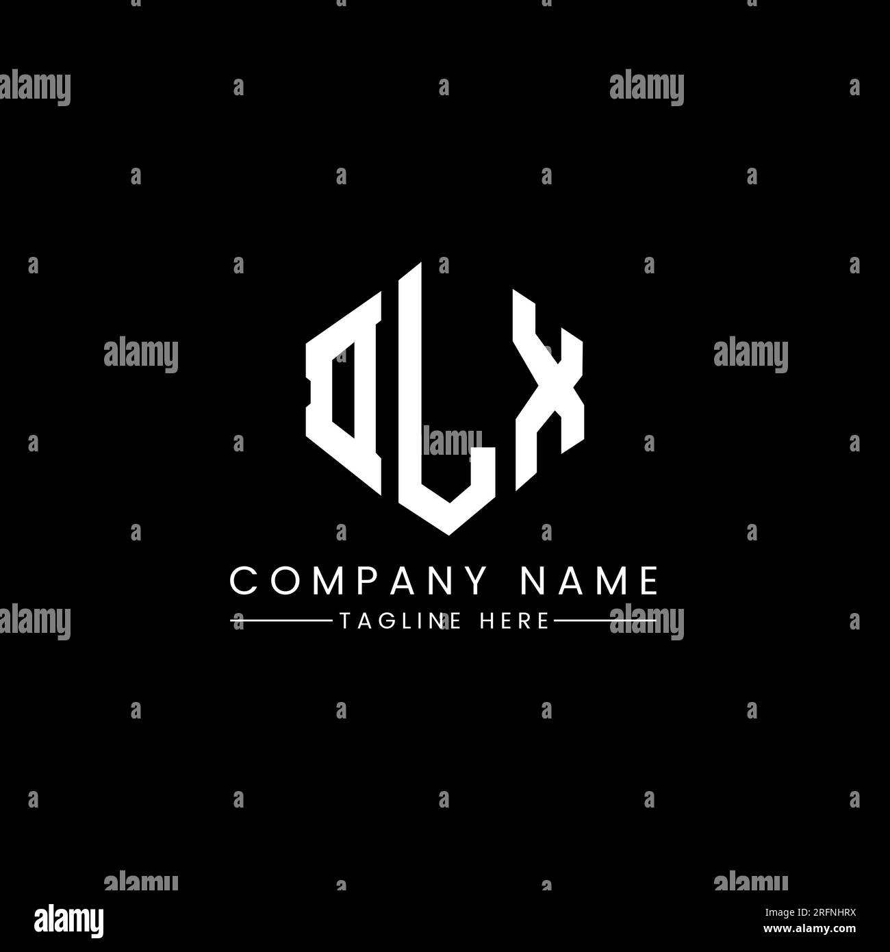 Dlx hexagon hi-res stock photography and images - Alamy