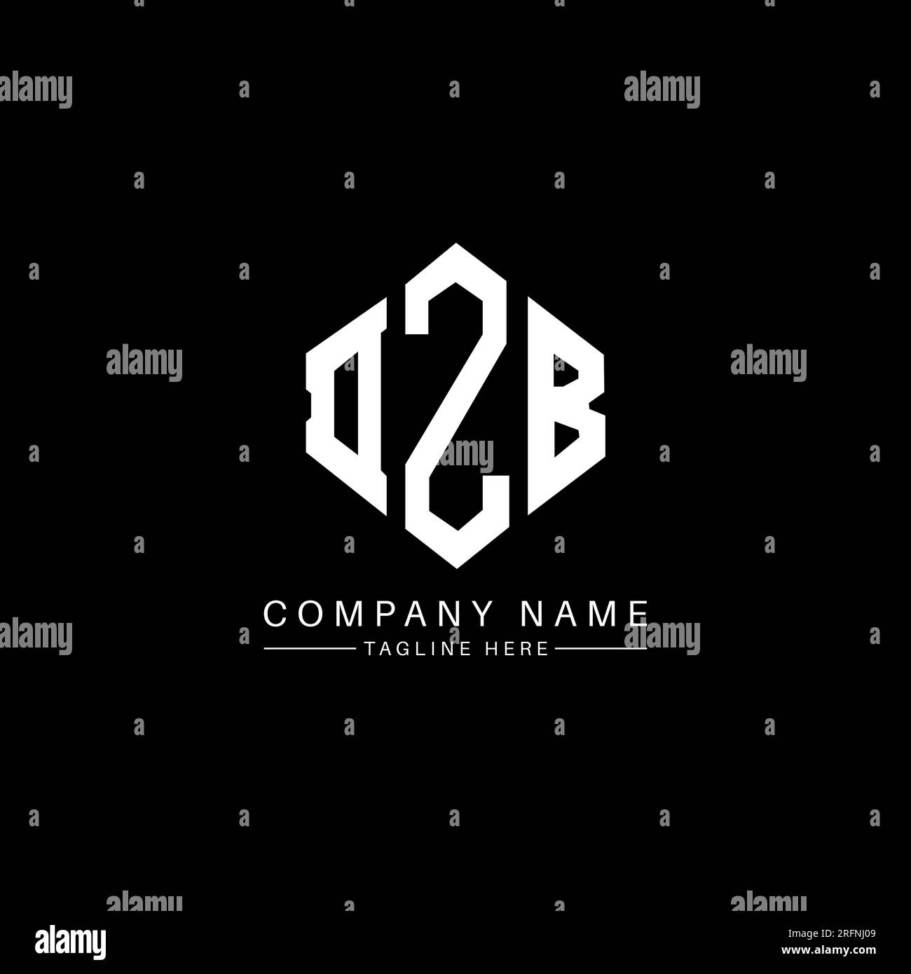Dzb logo design hi-res stock photography and images - Alamy