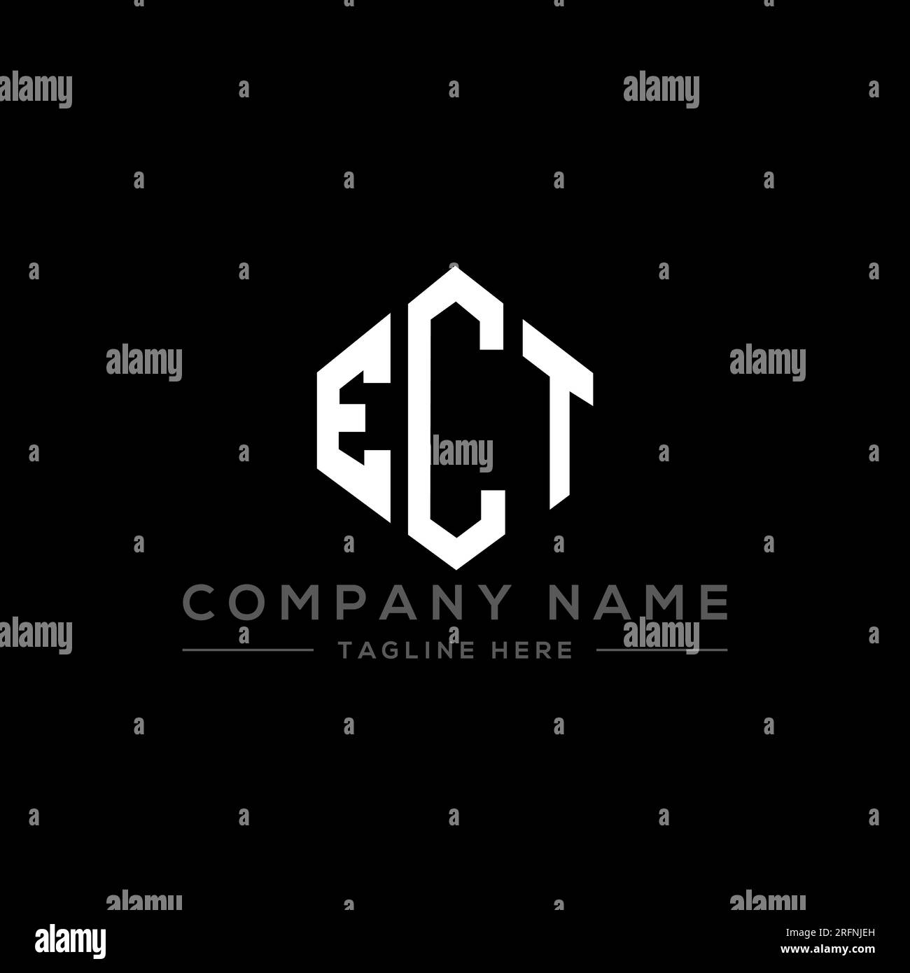 Ect hexagon Stock Vector Images - Alamy