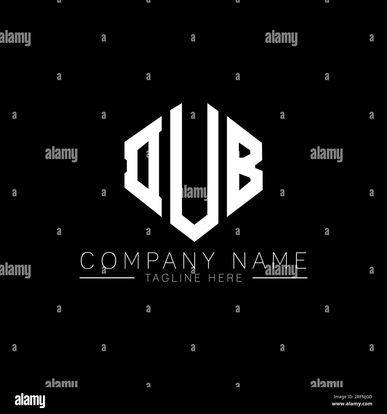 Dub hexagon Black and White Stock Photos & Images - Alamy