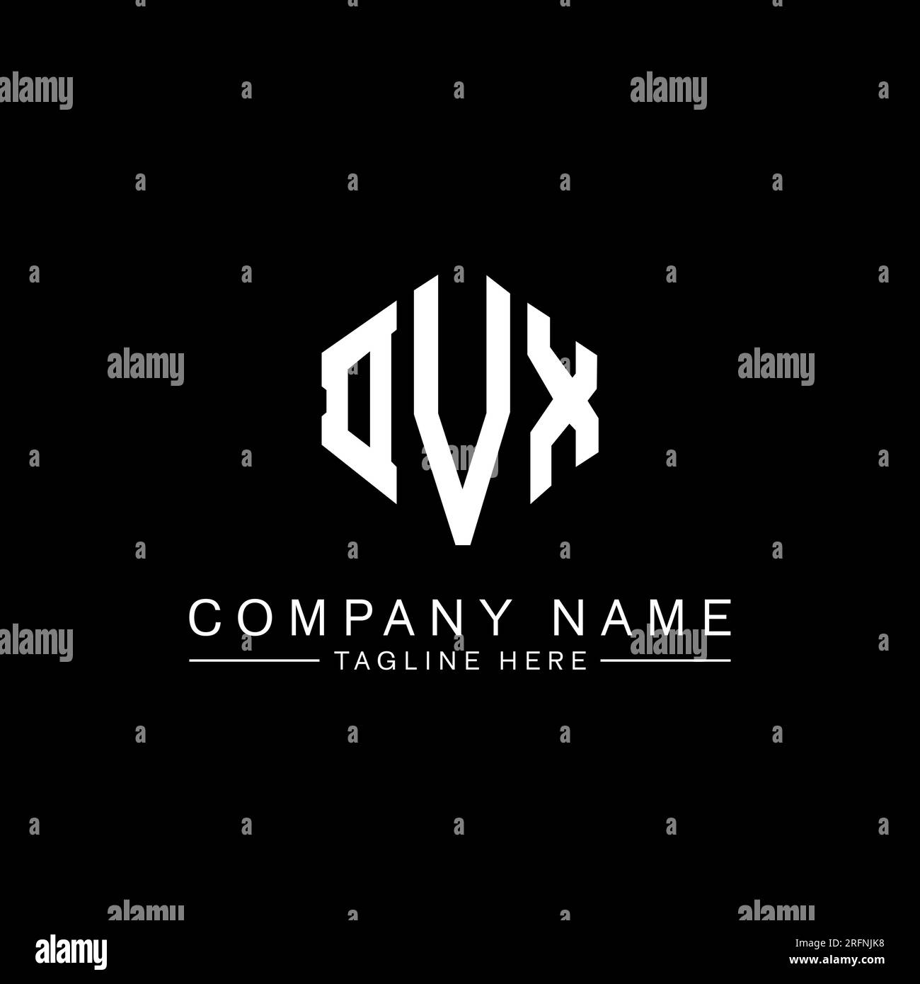 DVX letter logo design with polygon shape. DVX polygon and cube shape ...