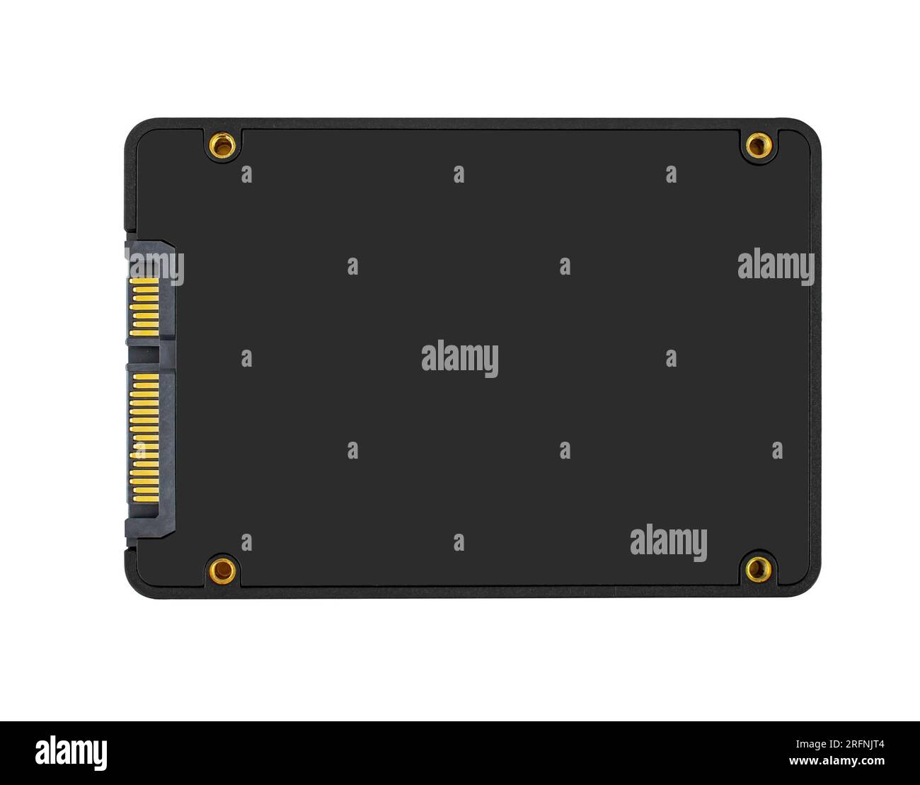 SSD drive, digital data storage on white background in isolation Stock ...