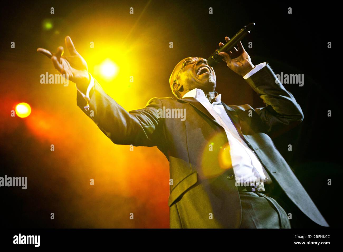 London, UK. Tower of Power performing live at the Hammersmith Apollo ...