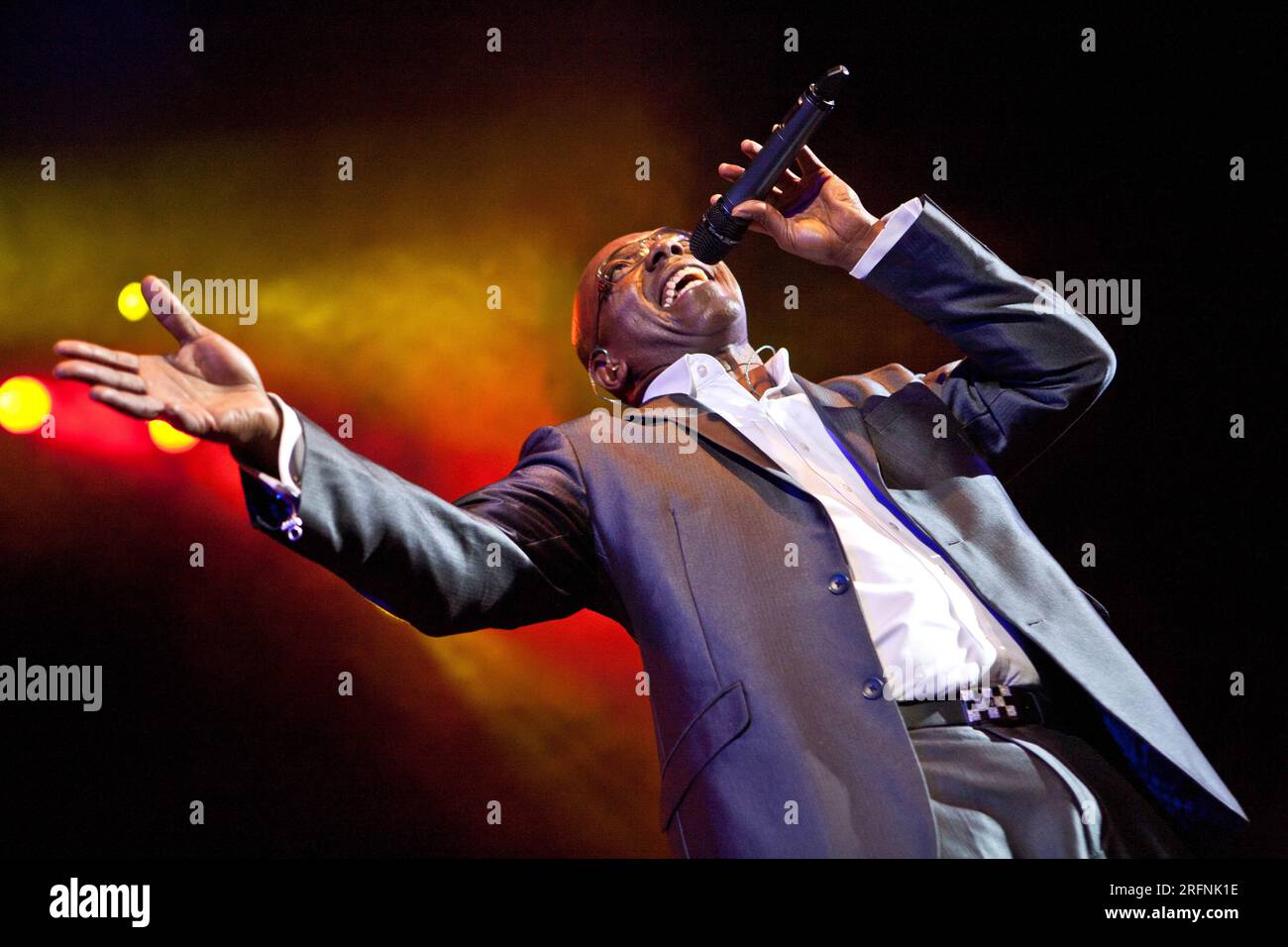 London, UK. Tower of Power performing live at the Hammersmith Apollo ...