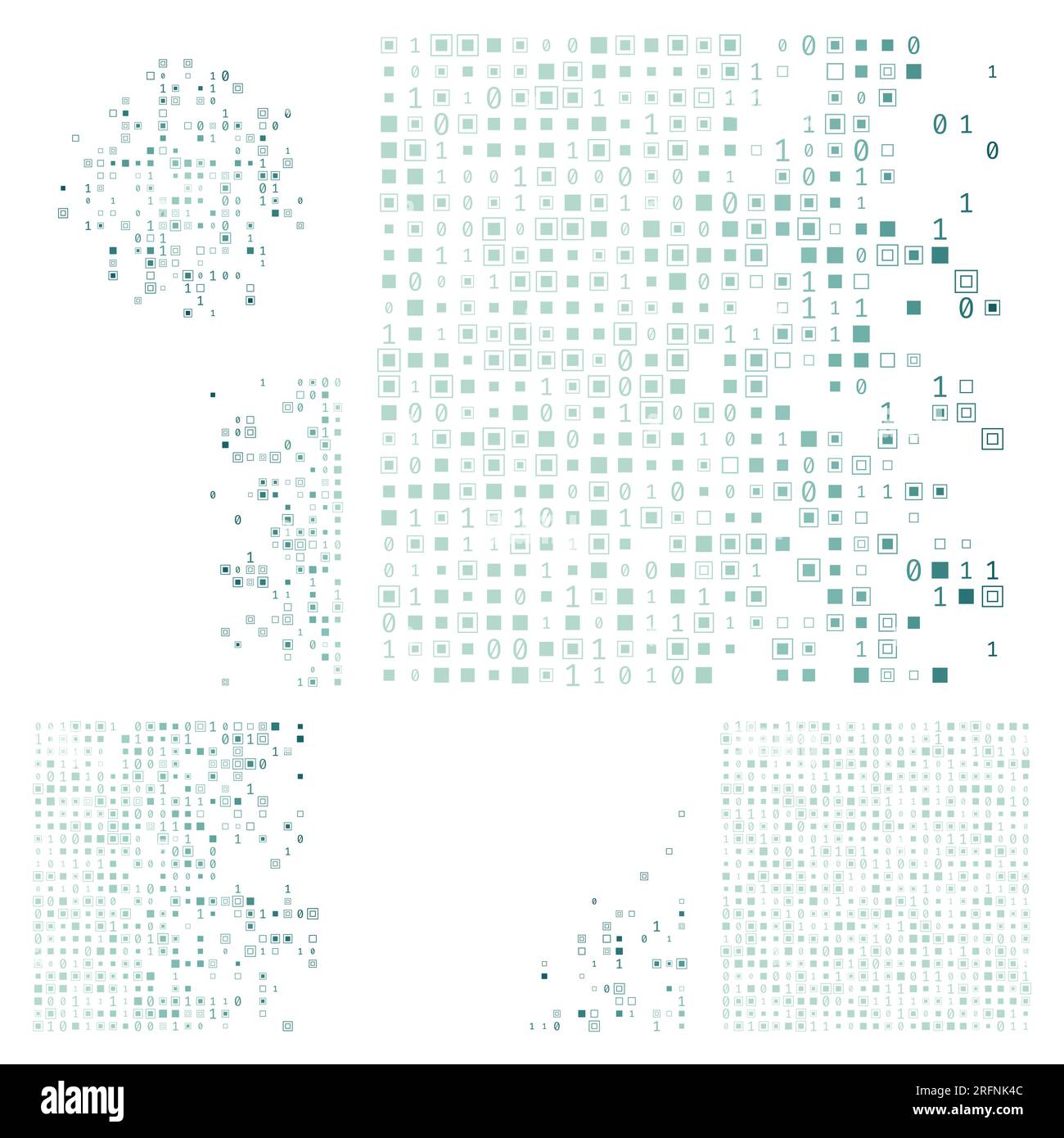 Digital background. Mint color theme backgrounds. Gradiented geometric ...