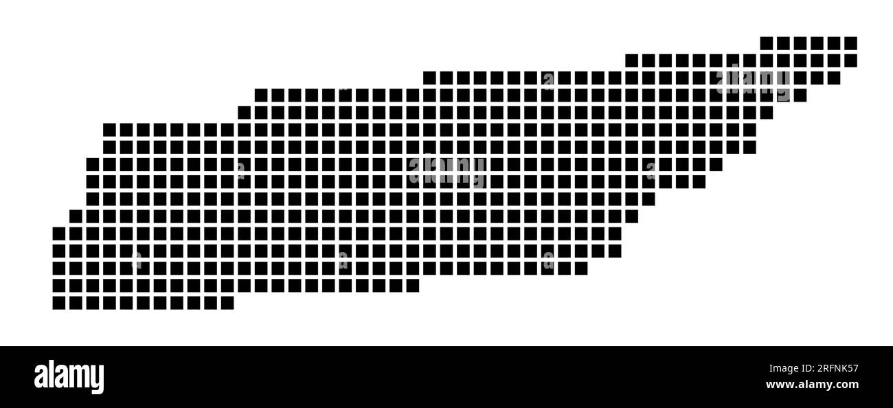 Tennessee map. Map of Tennessee in dotted style. Borders of the US ...