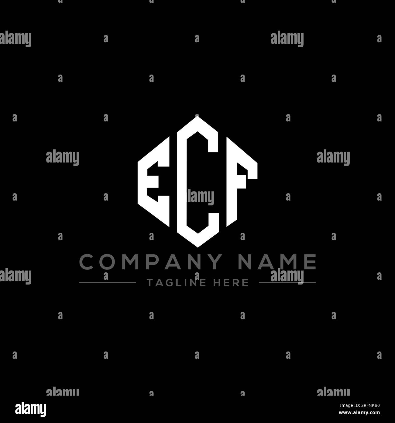 Ecf logo design hi-res stock photography and images - Alamy