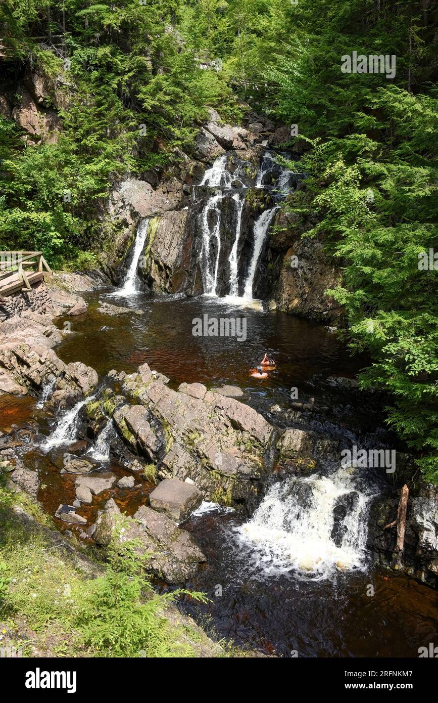 Joe Howe Waterfalls in Victoria Park, Truro, Nova Scotia, Canada ...