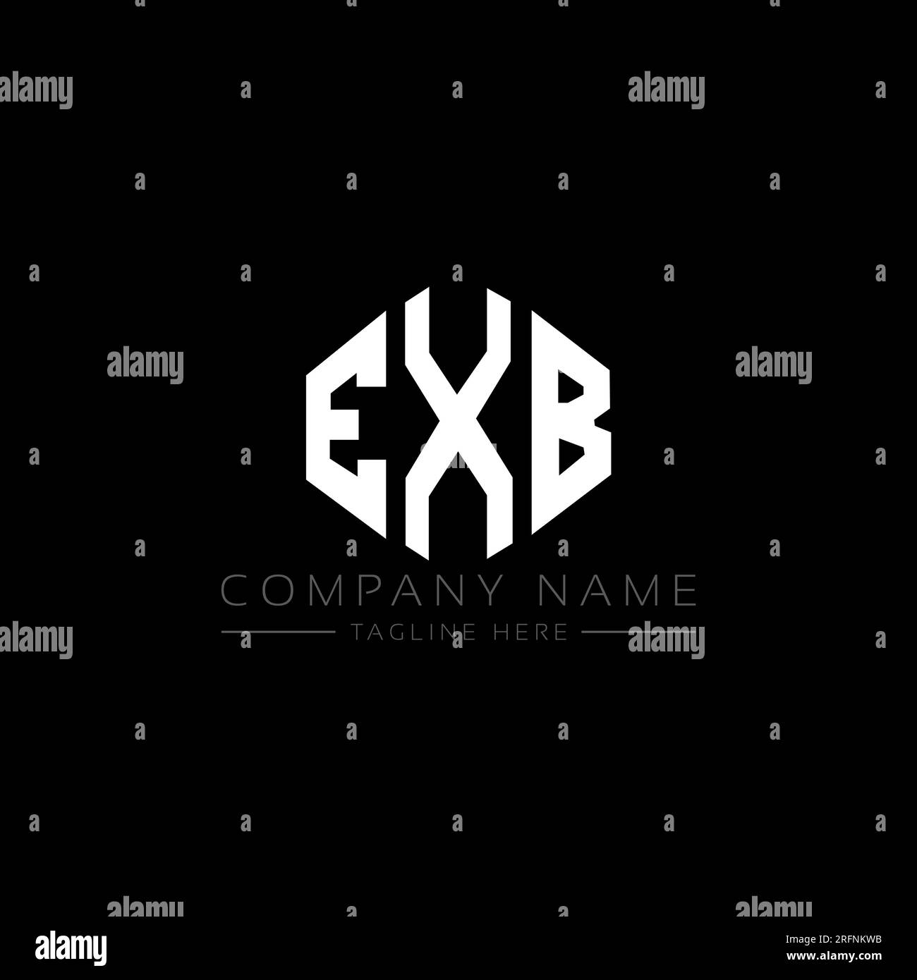 Exb business logo Black and White Stock Photos & Images - Alamy