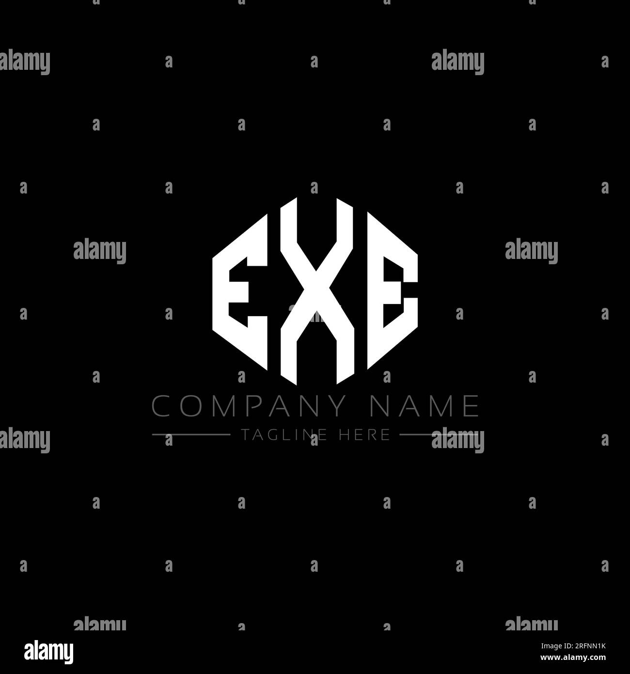 EXE letter logo design with polygon shape. EXE polygon and cube shape ... EXE letter logo design with polygon shape. EXE polygon and cube shape ...