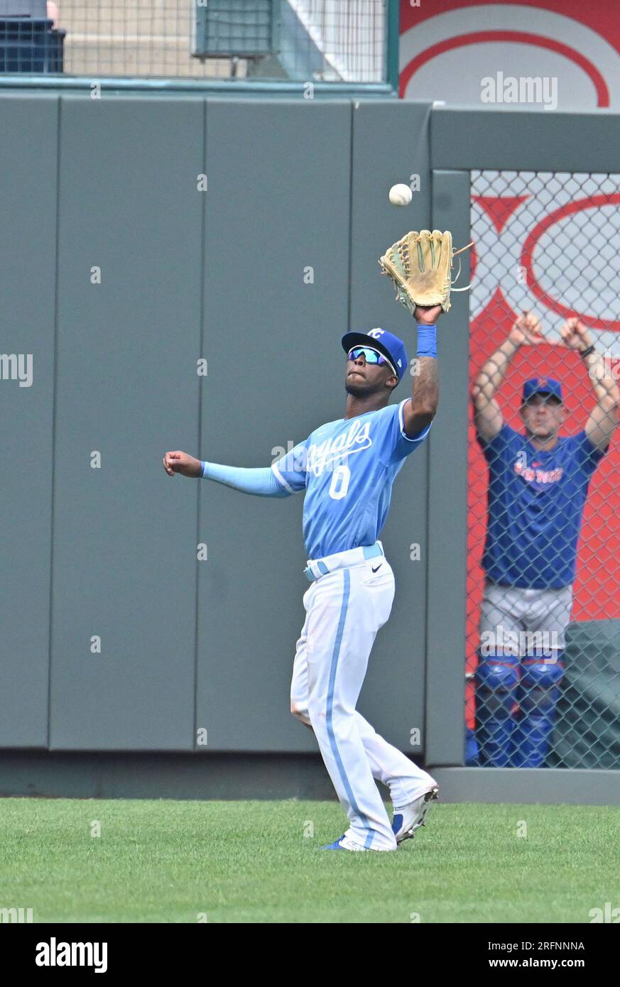 KANSAS CITY, MO - AUGUST 03: Kansas City Royals left fielder Samad ...