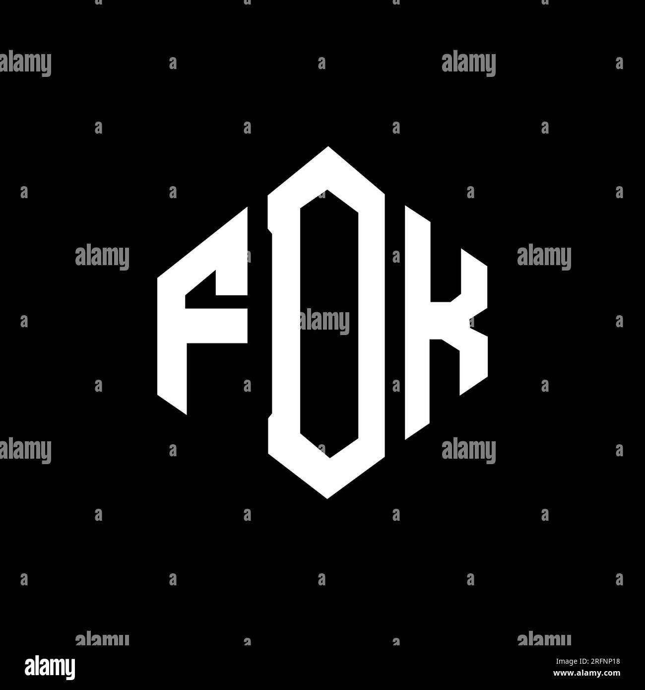 FDK letter logo design with polygon shape. FDK polygon and cube shape logo design. FDK hexagon ...