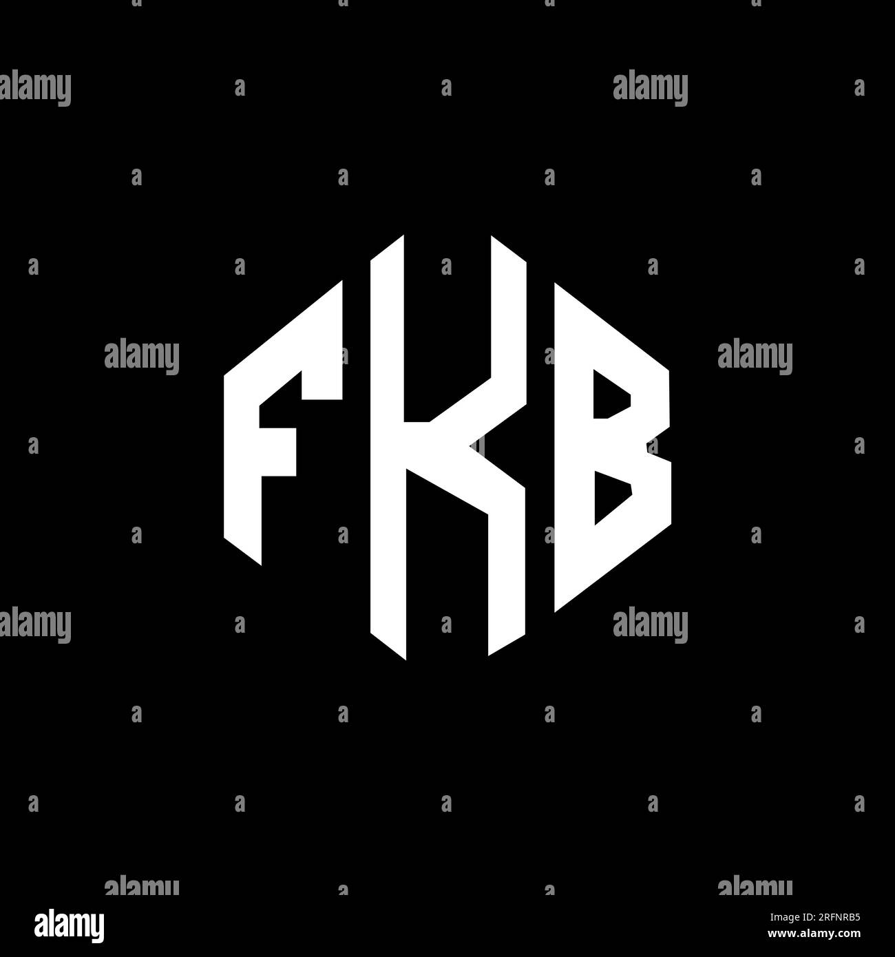 Fkb logo design hi-res stock photography and images - Alamy