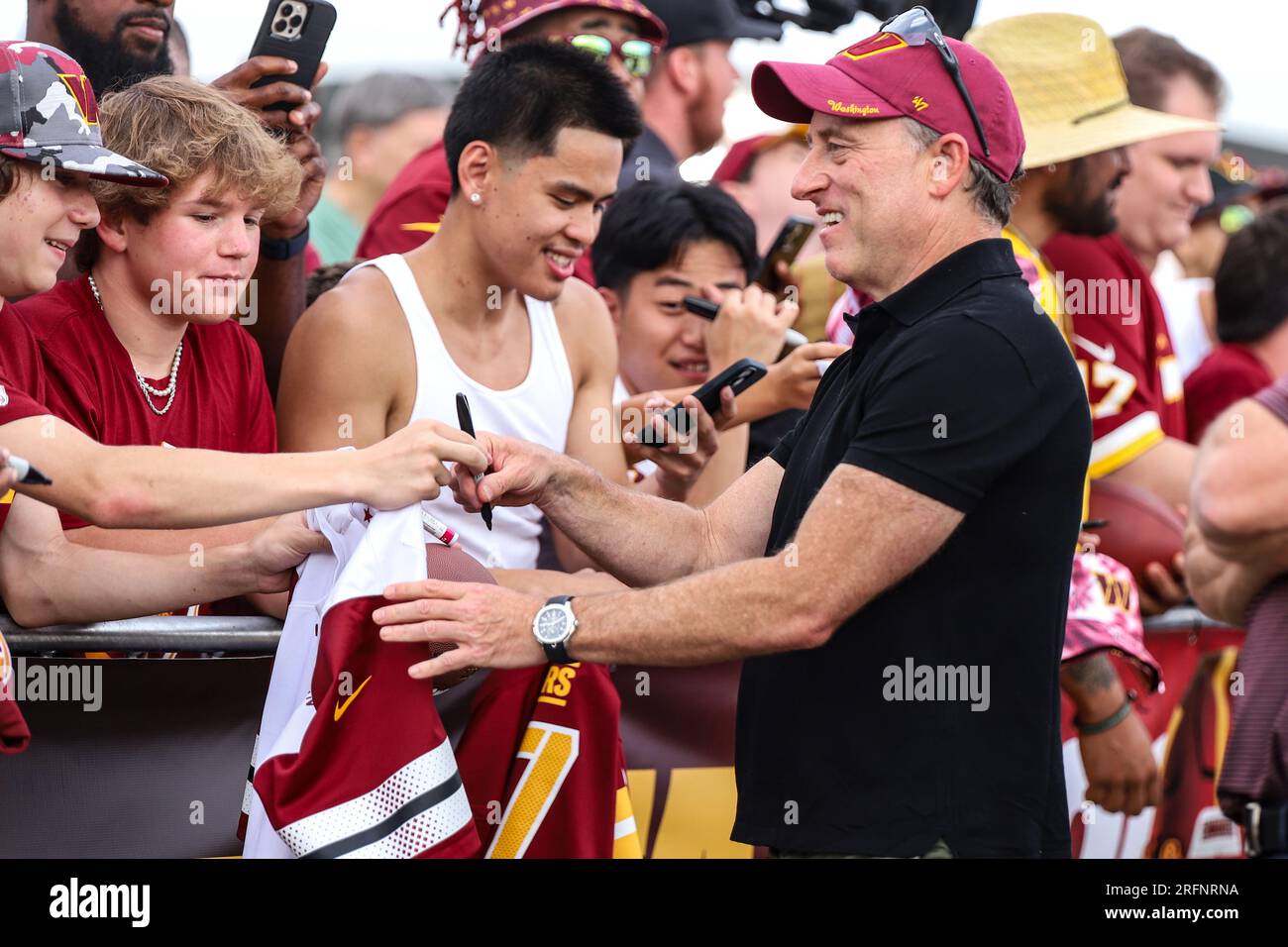 Washington Commanders new owner, Josh Harris takes the time to greet ...