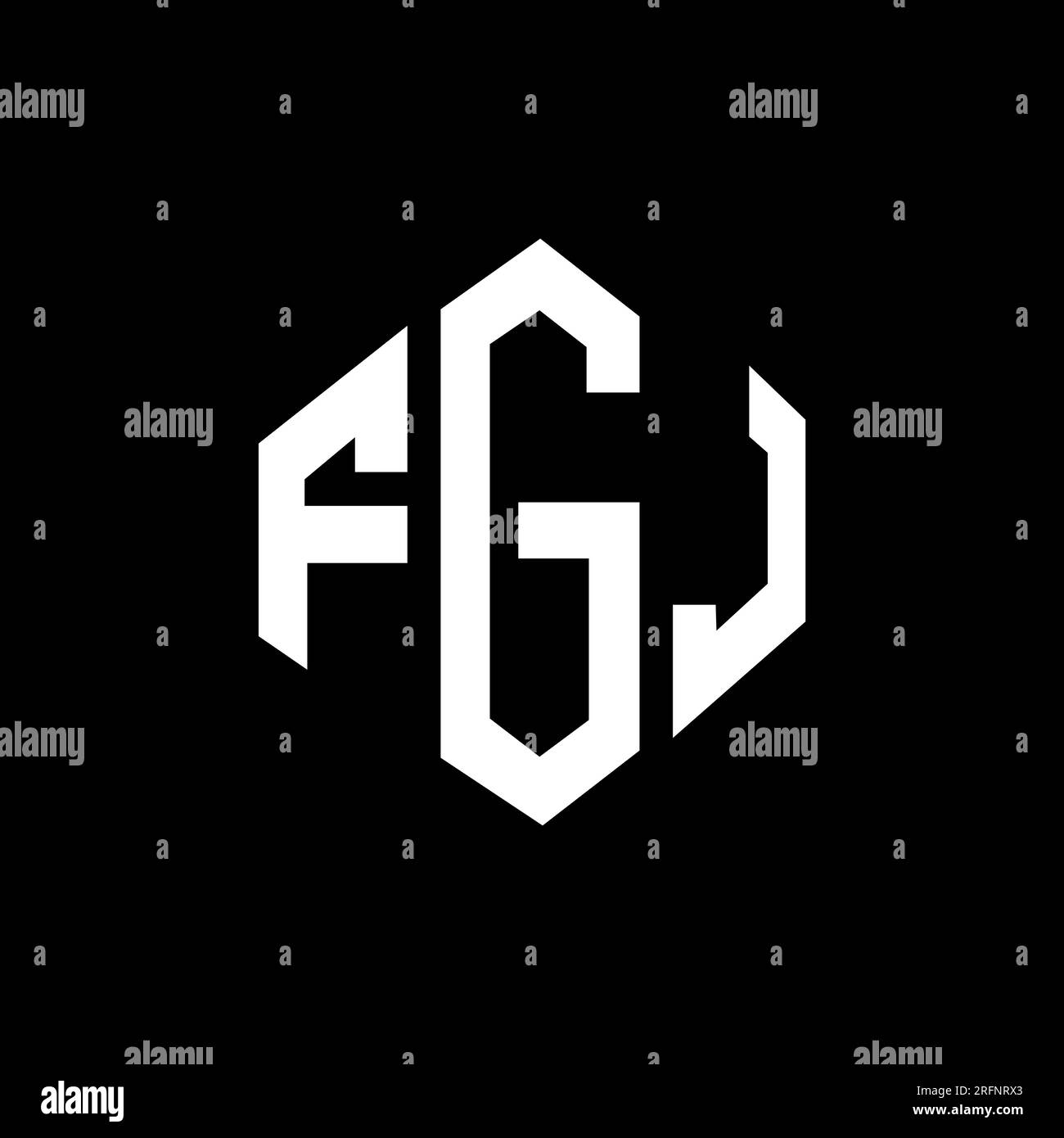 Fgj logo design hi-res stock photography and images - Alamy