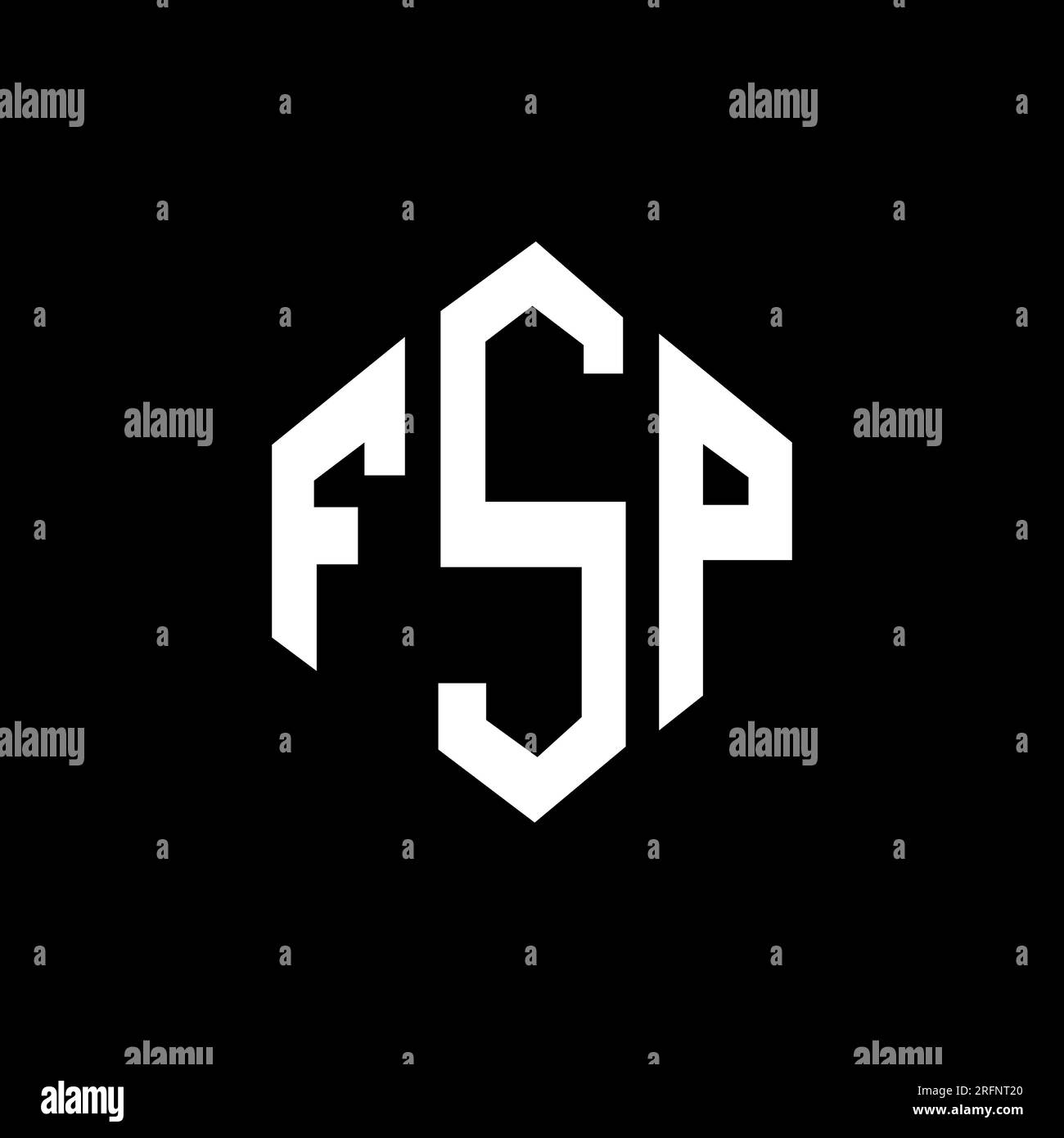 Fsp logo design Black and White Stock Photos & Images - Alamy