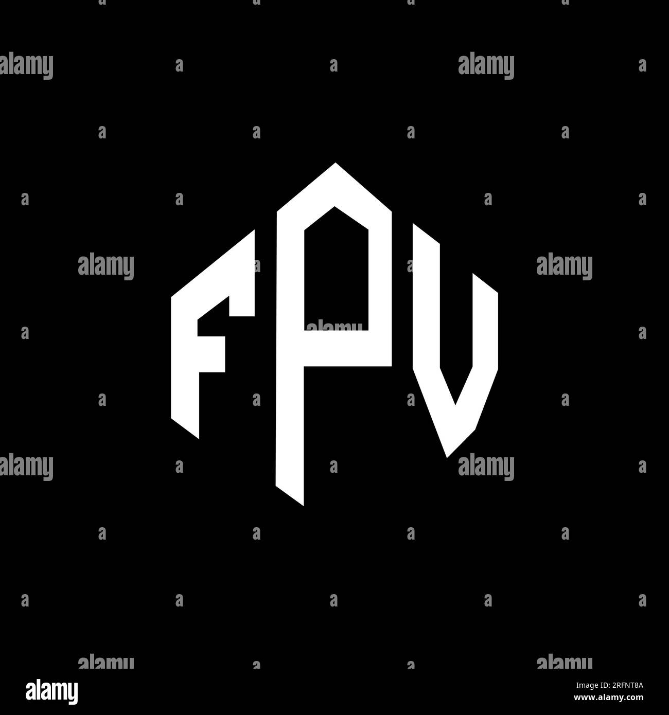 FPW, FPW logo, FPW letter, FPW polygon, FPW hexagon, FPW cube, FPW ...