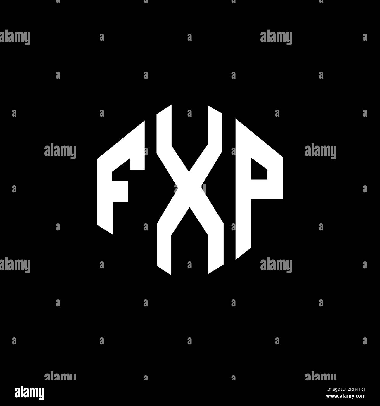 Fxp logo design hi-res stock photography and images - Alamy