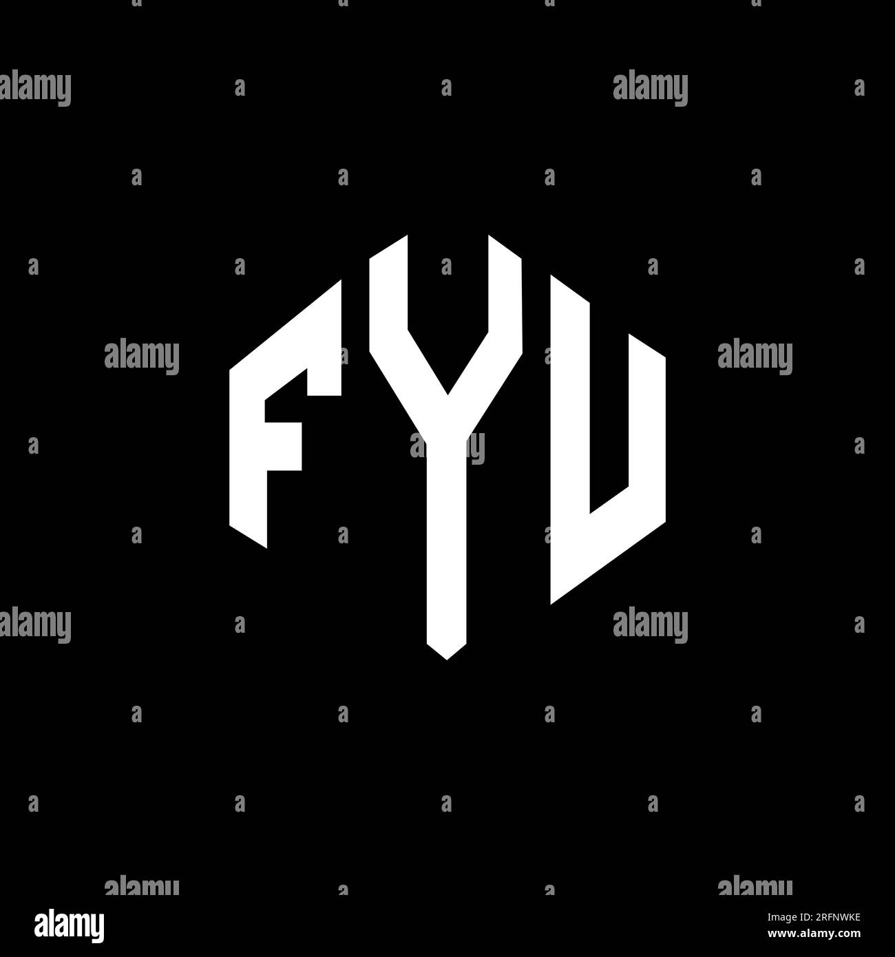 Fyu logo design hi-res stock photography and images - Alamy