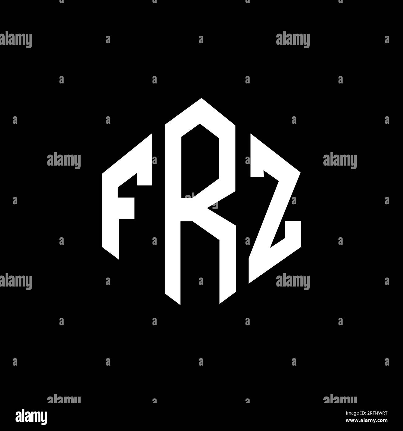 FRA letter logo design with polygon shape. FRA polygon and cube shape ...