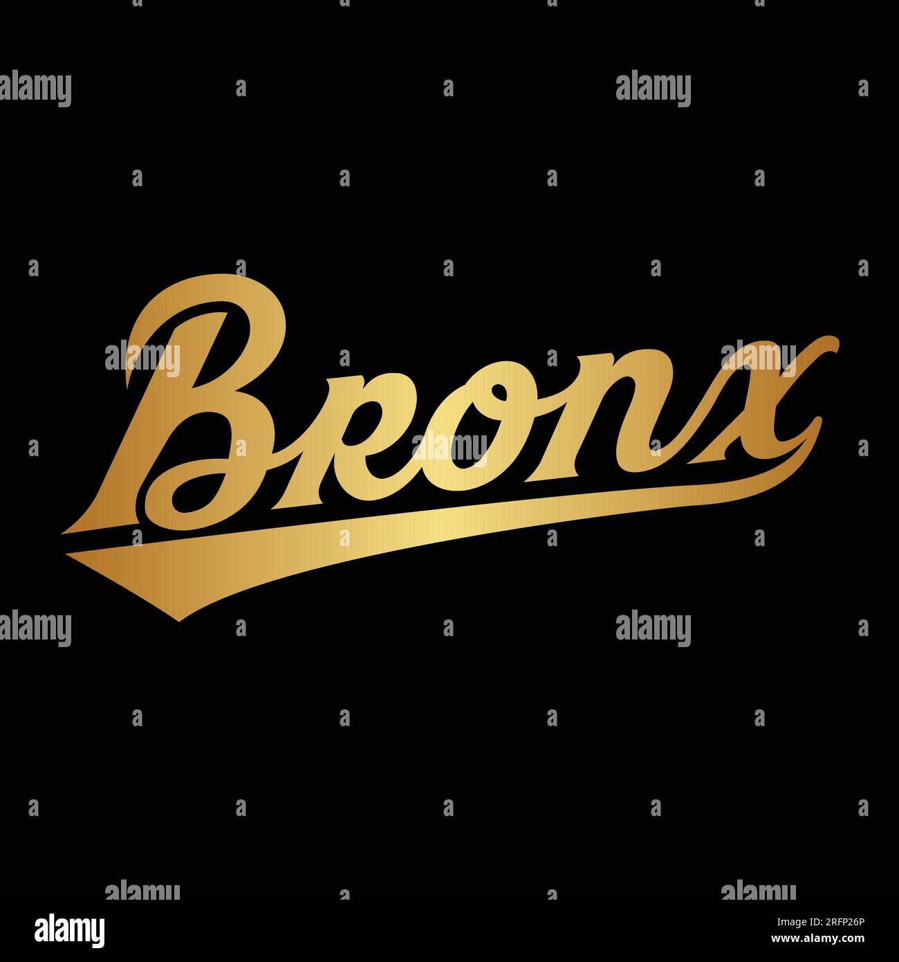 Bronx lettering design. Bronx, NYC, typography design. Vector and ...