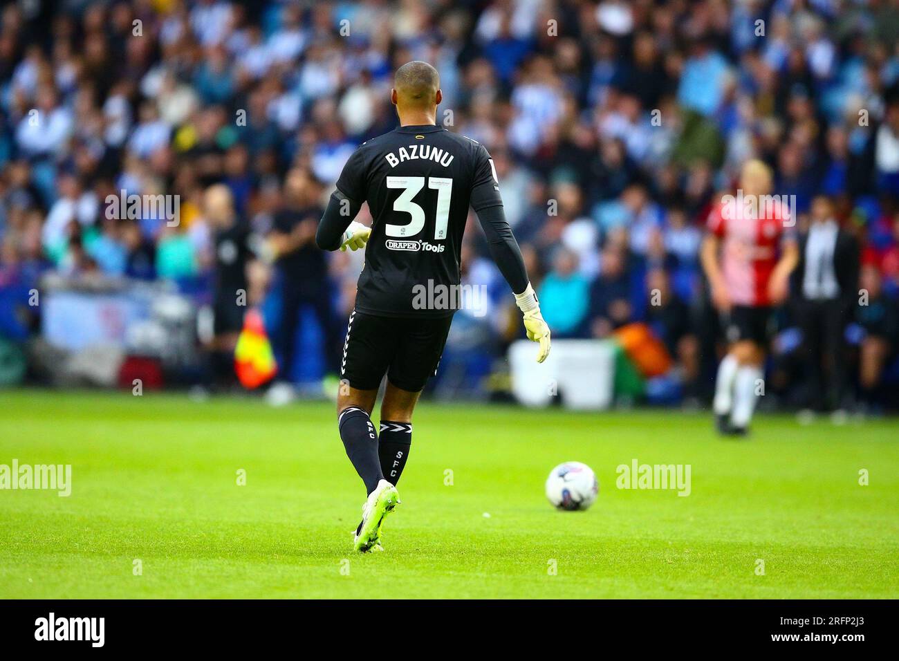 Hillsborough Stadium, Sheffield, England - 4th August 2023 Gavin Bazunu ...