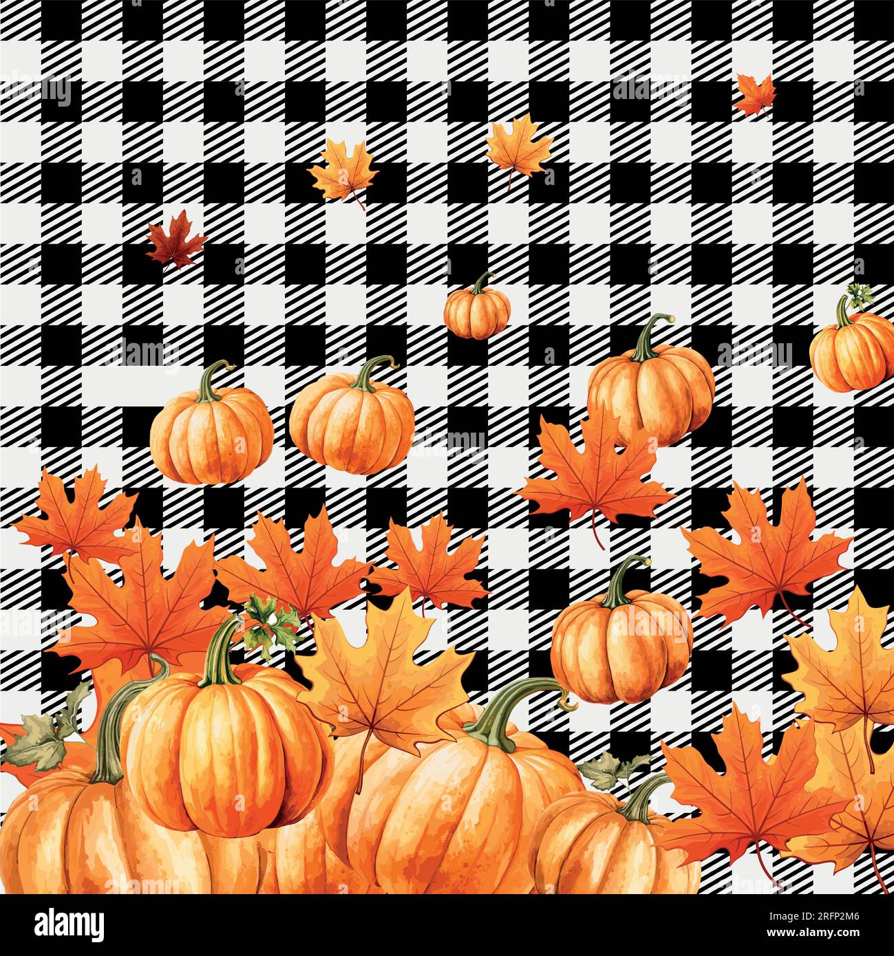 Thanksgiving plaid background pattern Stock Vector Images - Alamy