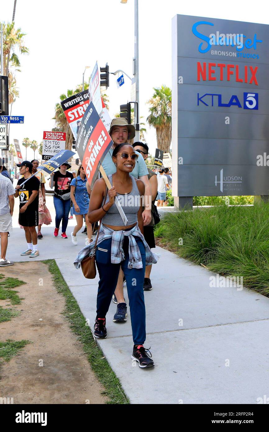 Los Angeles, CA. 1st Aug, 2023. Netflix in attendance for SAG-AFTRA and ...