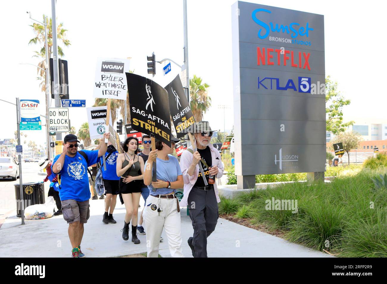 Los Angeles, CA. 1st Aug, 2023. Netflix in attendance for SAG-AFTRA and ...