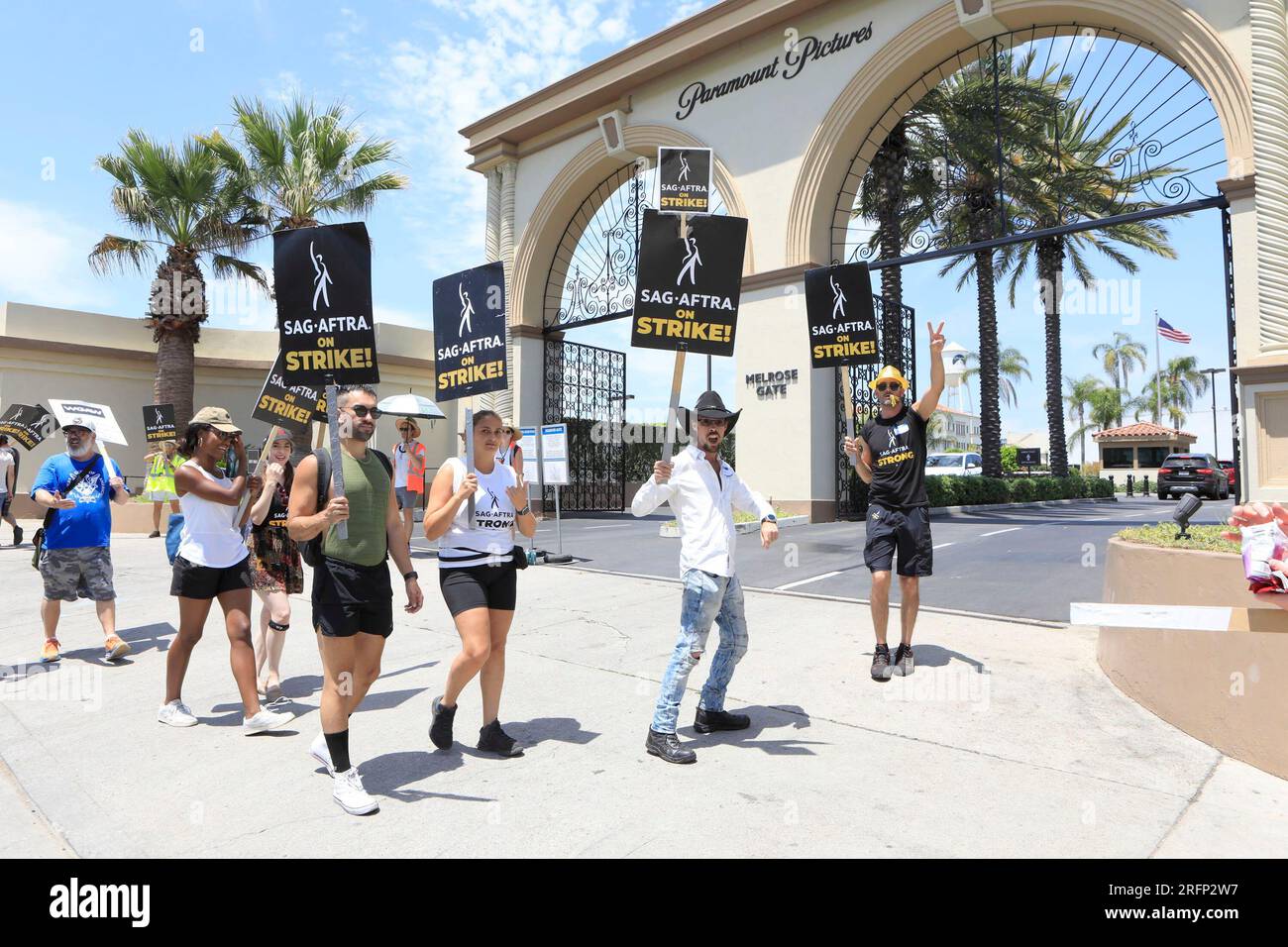 Los Angeles, CA. 1st Aug, 2023. Paramount in attendance for SAG-AFTRA ...