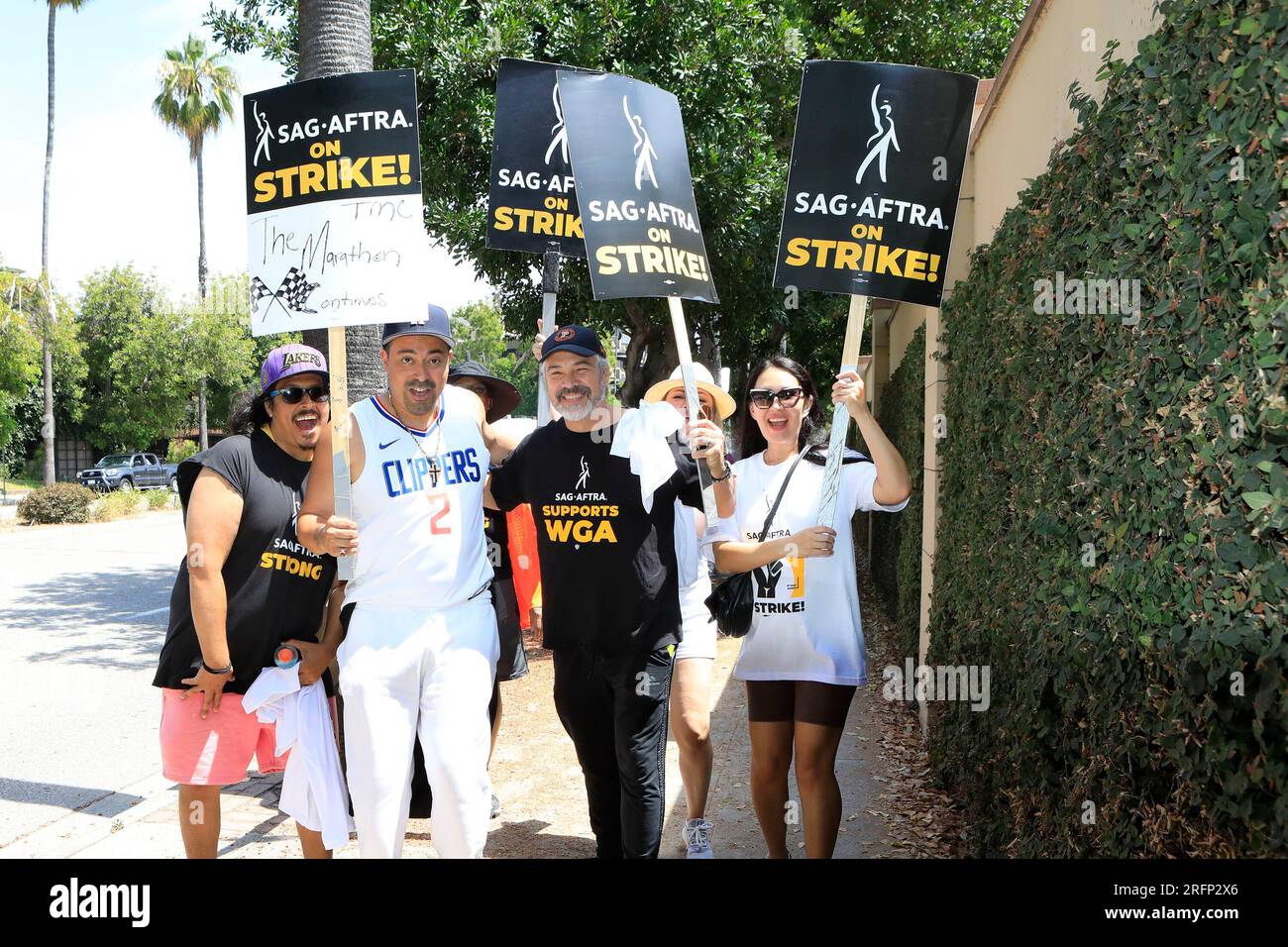 Los Angeles, CA. 1st Aug, 2023. Warner Bros in attendance for SAG-AFTRA ...