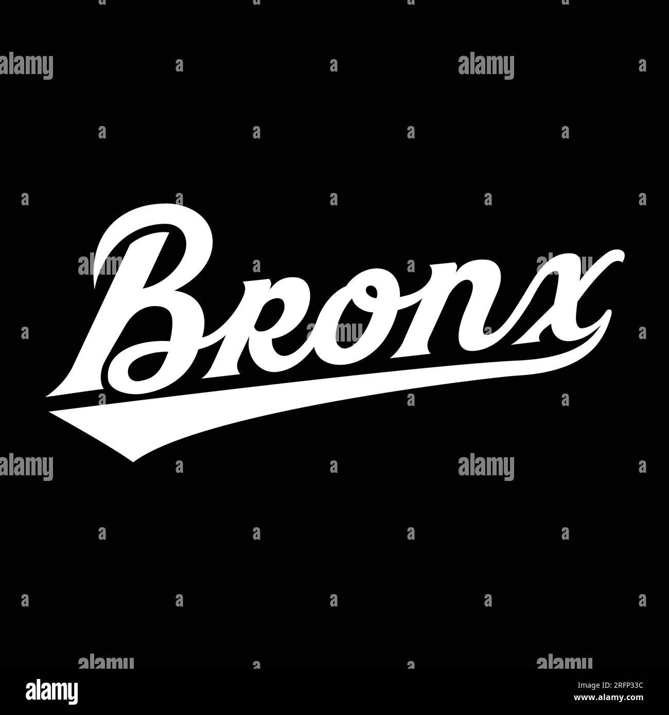 Bronx lettering design. Bronx, NYC, typography design. Vector and ...