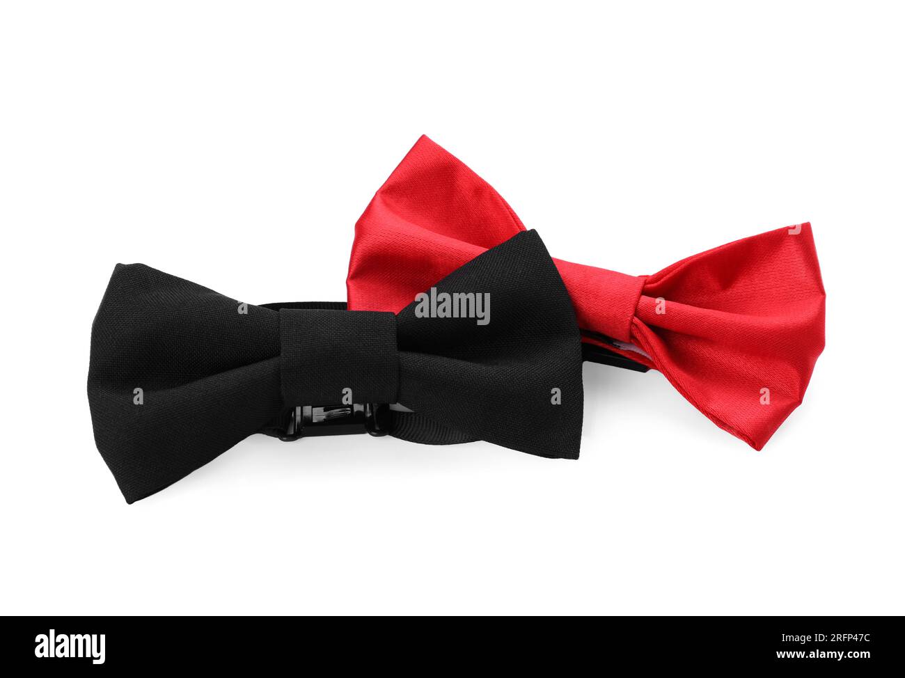 Different stylish bow ties on white background Stock Photo - Alamy