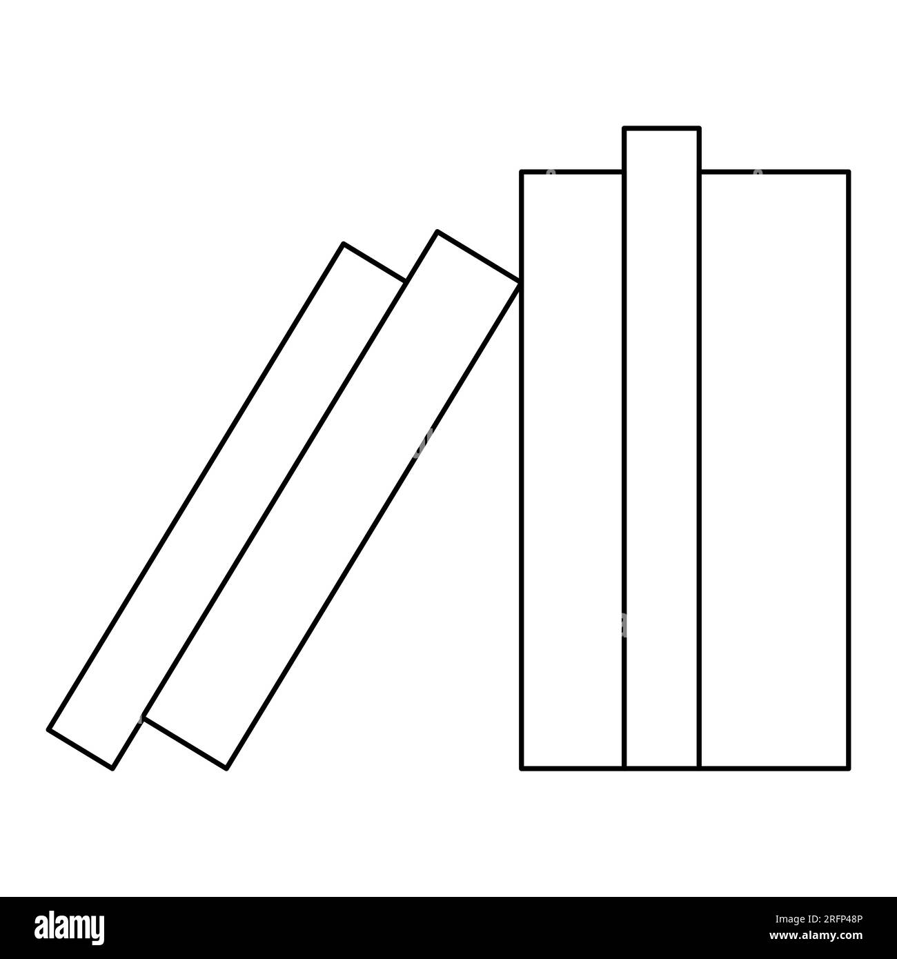 Standing books, interior design element, back to school or study ...