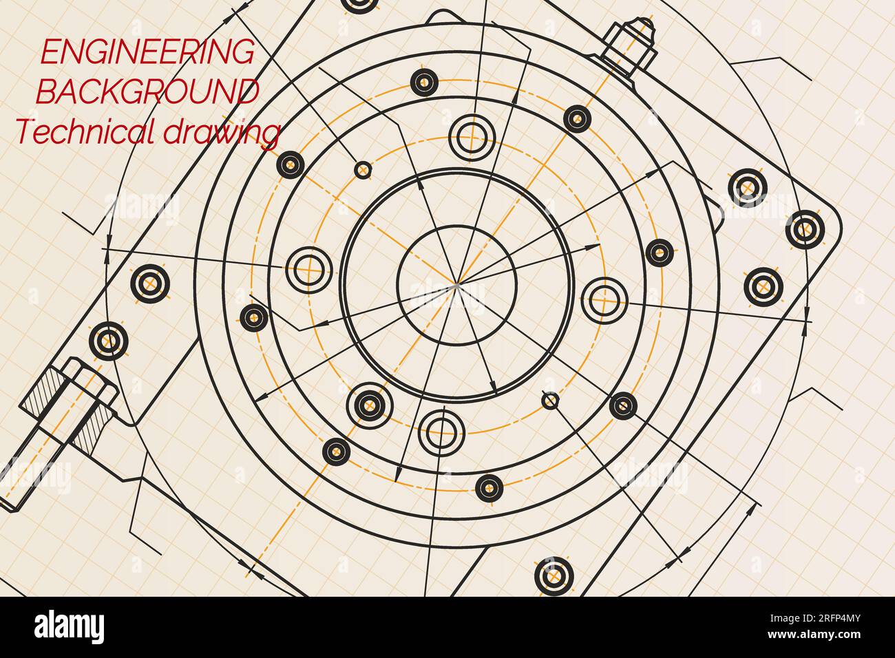 Engineering drawings Stock Vector Images - Alamy