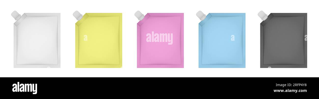 Shampoo sachet pink Stock Vector Images - Alamy