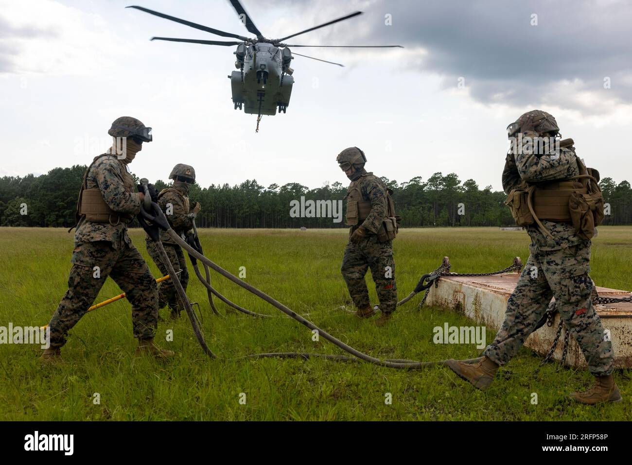 U.S. Marines with Combat Logistics Battalion 24 (CLB-24), Combat ...