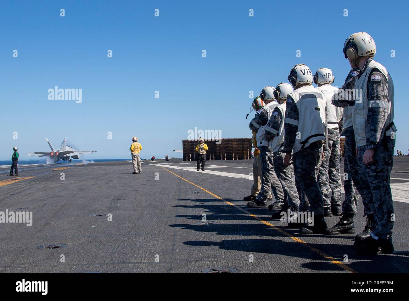 INDIAN OCEAN (Aug. 4, 2023) Royal Australian Navy (RAN) sailors ...