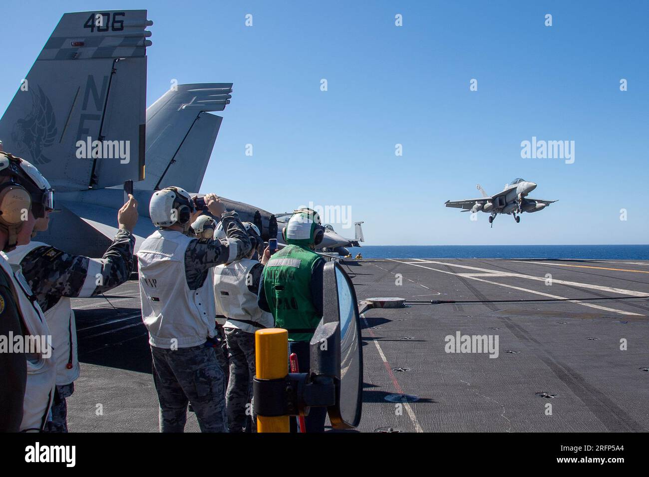 INDIAN OCEAN (Aug. 4, 2023) Royal Australian Navy (RAN) sailors ...