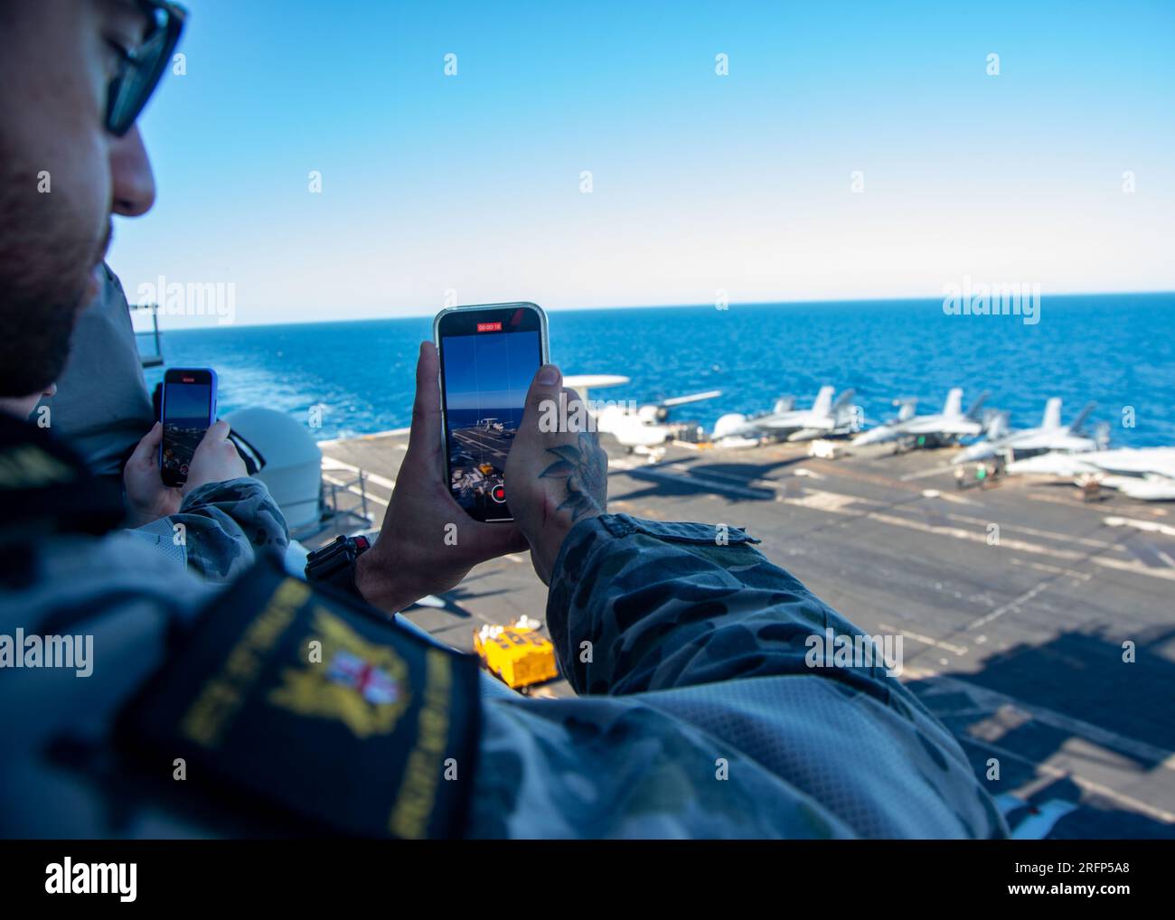 INDIAN OCEAN (Aug. 4, 2023) Royal Australian Navy (RAN) sailors ...