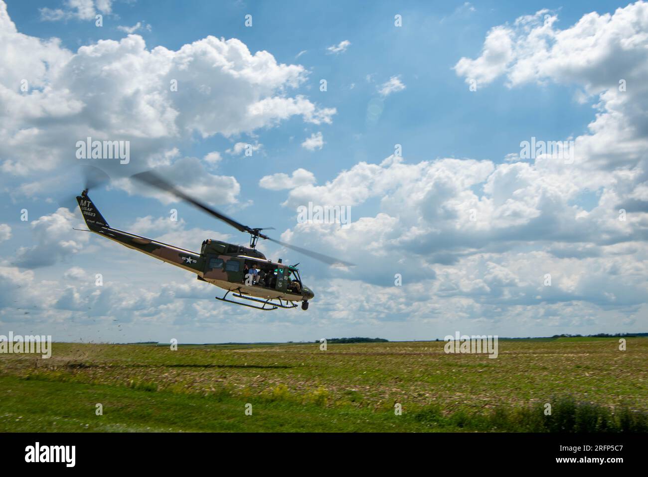 A U.S. Air Force UH-1N Iroquois, assigned to the 54th Helicopter ...