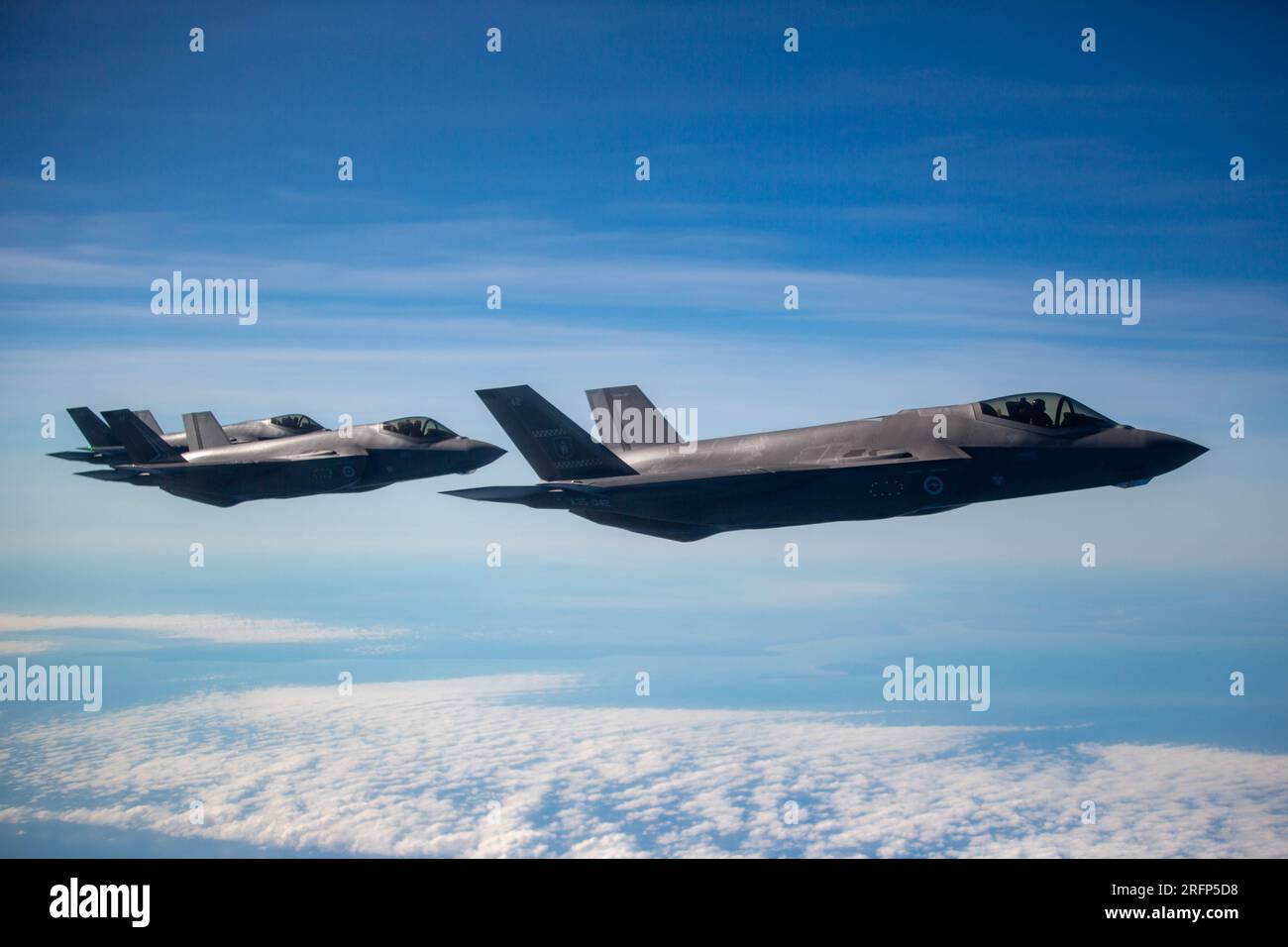 Royal Australian Air Force (RAAF) F-35A Lightning IIs, assigned to the ...