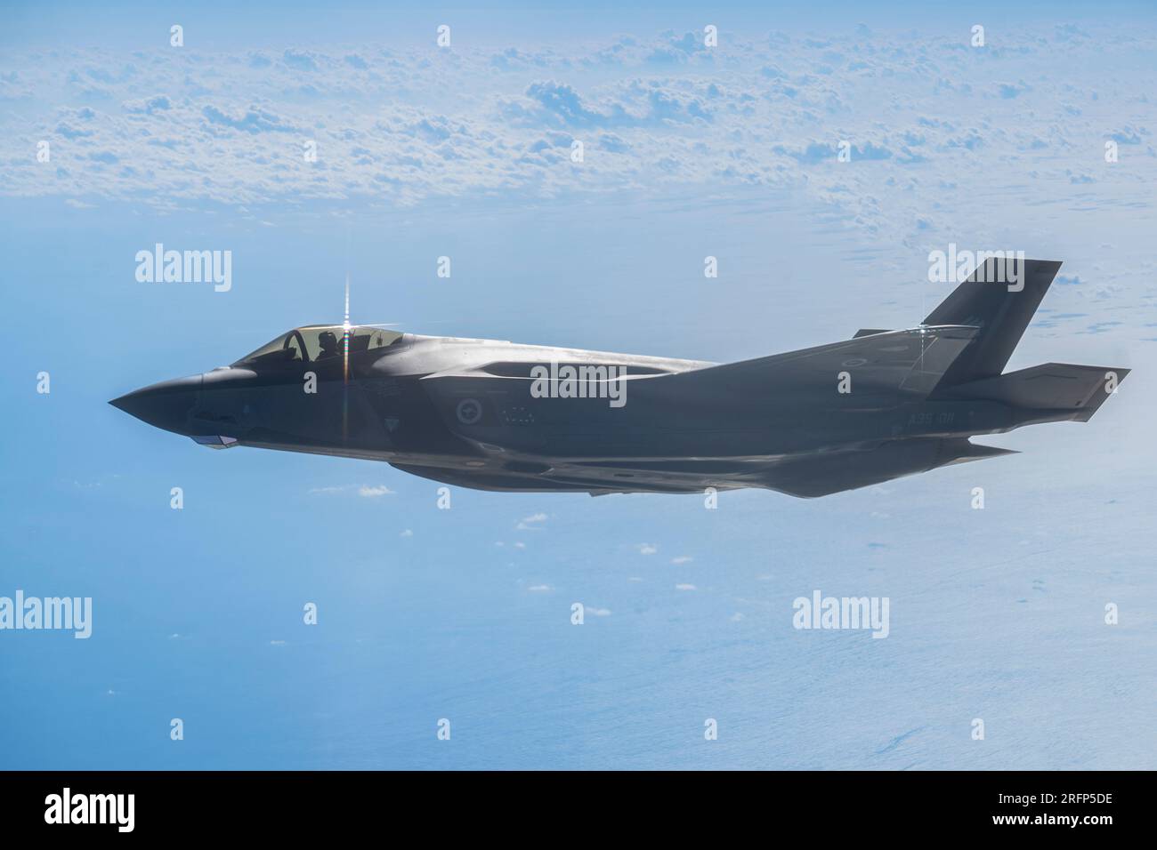 A Royal Australian Air Force F-35A Lightning IIs, assigned to the No ...