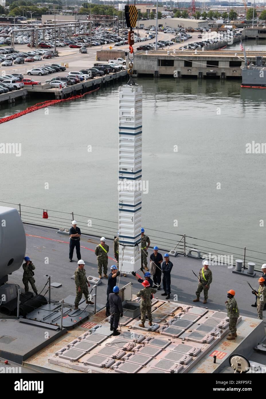 230803-N-OH262-1238 NORFOLK, Va. (August 3, 2023)--Sailors assigned to ...