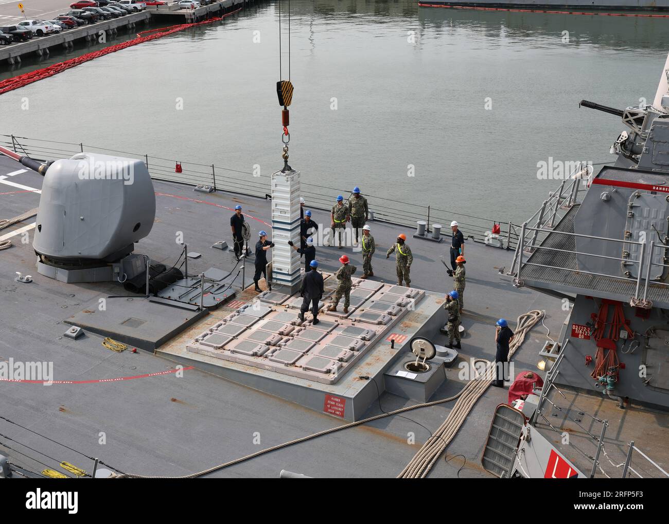 230803-N-OH262-1261 NORFOLK, Va. (August 3, 2023)--Sailors assigned to ...
