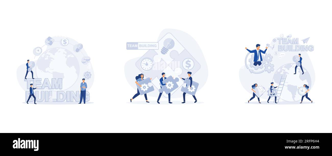 team building people business concept, People working together, Idea of ...