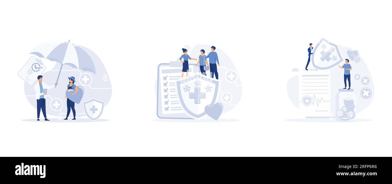 Health Insurance design concept, Healthcare, finance and medical ...